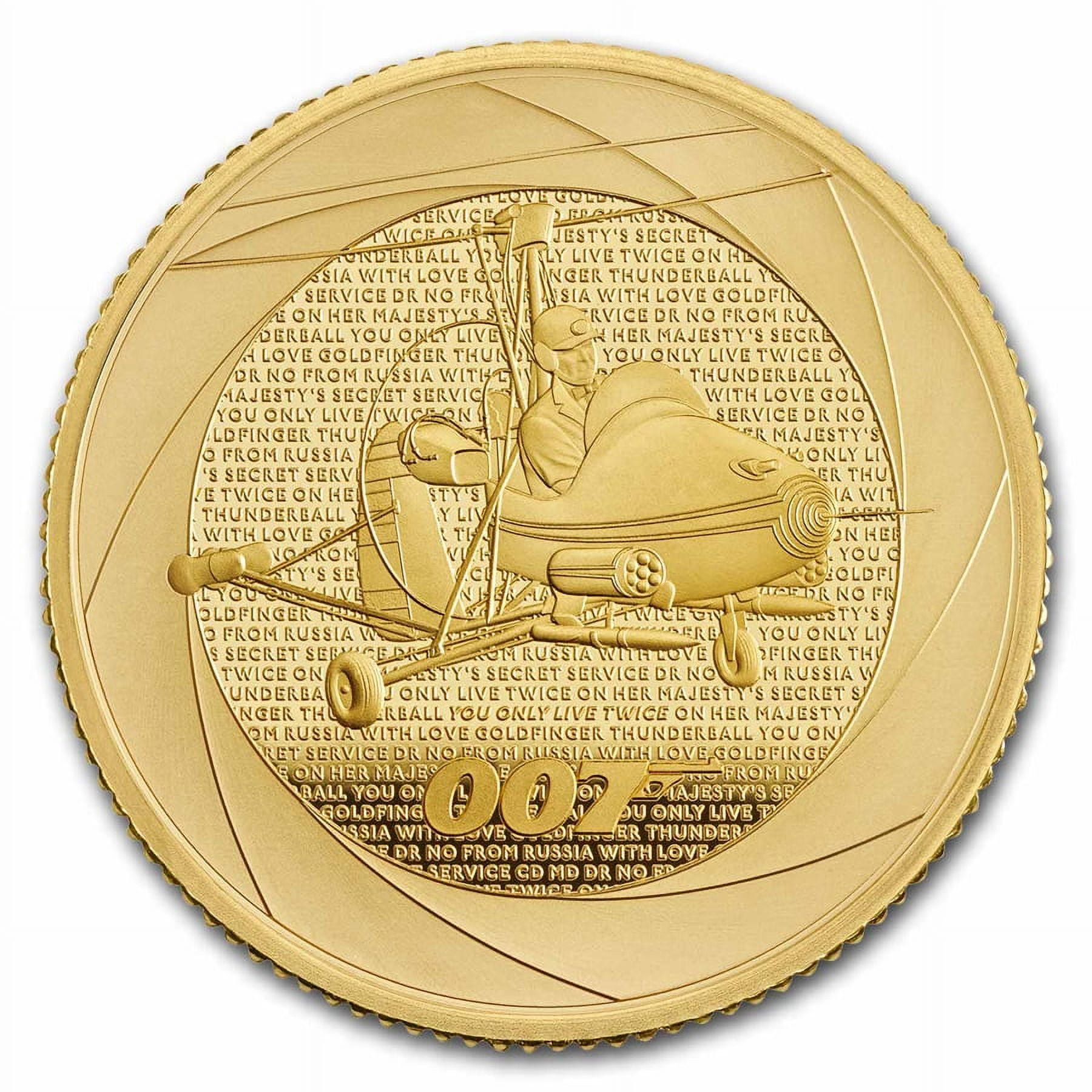 2023 GB Bond Films of the 60s 1/4 oz Gold Prf Coin (Box & COA ...