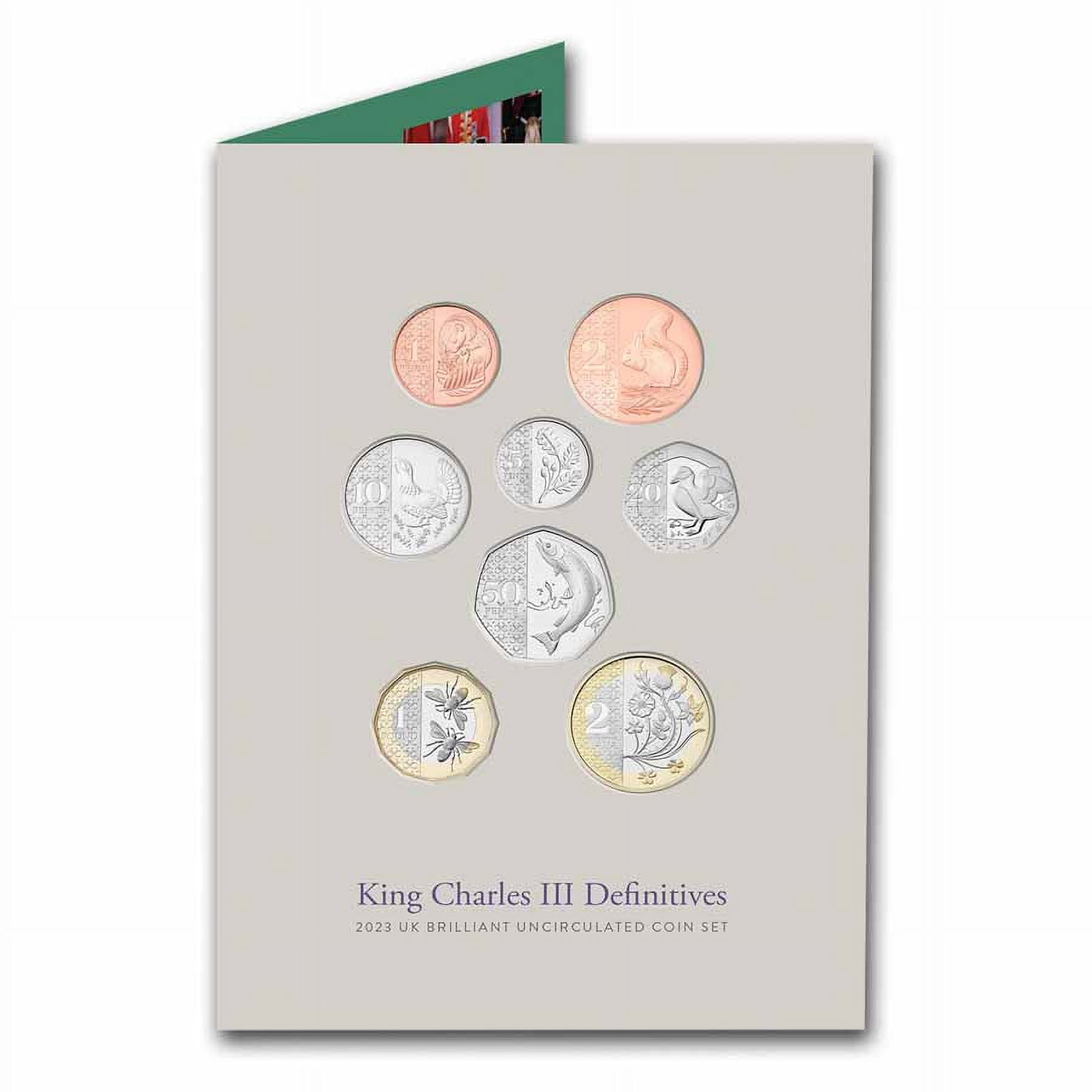 2023 GB King Charles III Definitives Brill Uncirculated Coin Set ...