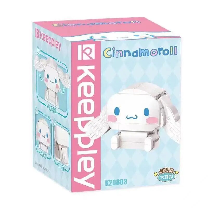 2023 Genuine Kuromi Cinnamoroll Mymelody Hello Model Building Blocks ...
