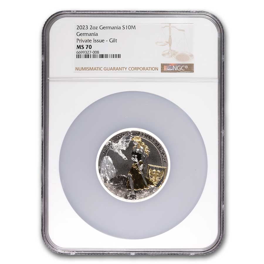 2023 Germania 2 oz Silver Round BU (Special Edition) NGC MS-70 ...