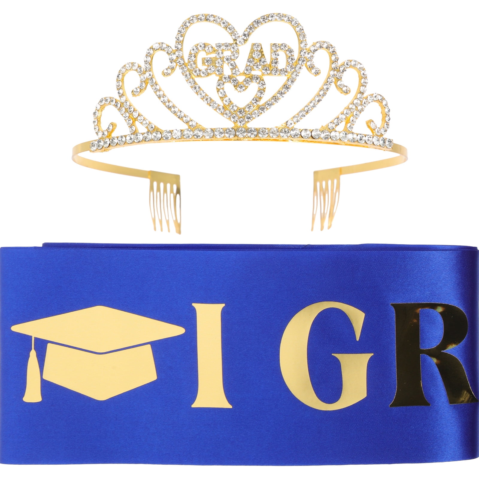 2023 Graduation Decorations Prom Suit Shoulder Strap Headband Make up ...