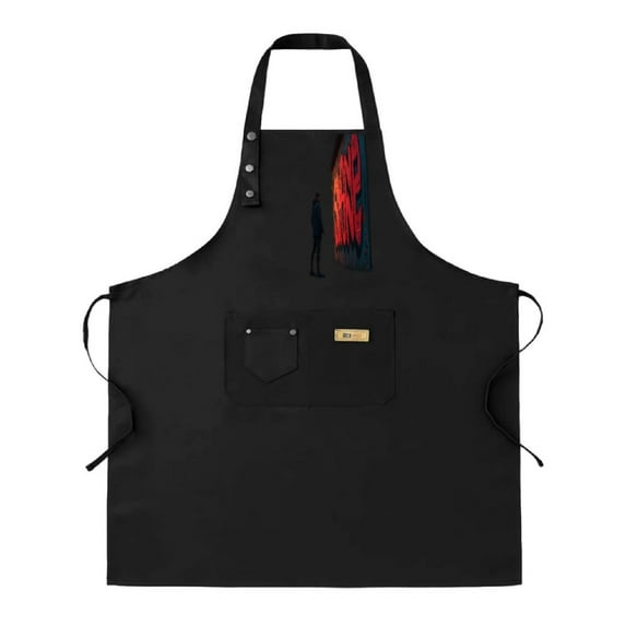 2023 Graphic Design Adjustable Bib Apron - 2 Pack with Front Pockets ...
