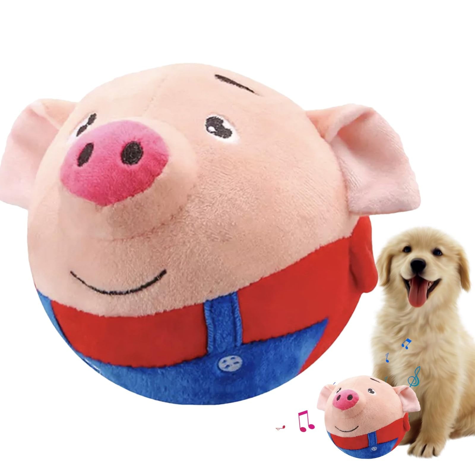 2023 Holiday Gifts Active Moving Pet Plush Toy, Interactive Dog Toy ...