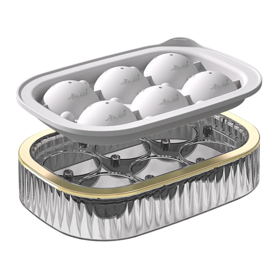 2023 Ice Cubes Maker - 6 Hole Easy-Release Ice Molds with Cover | Small ...