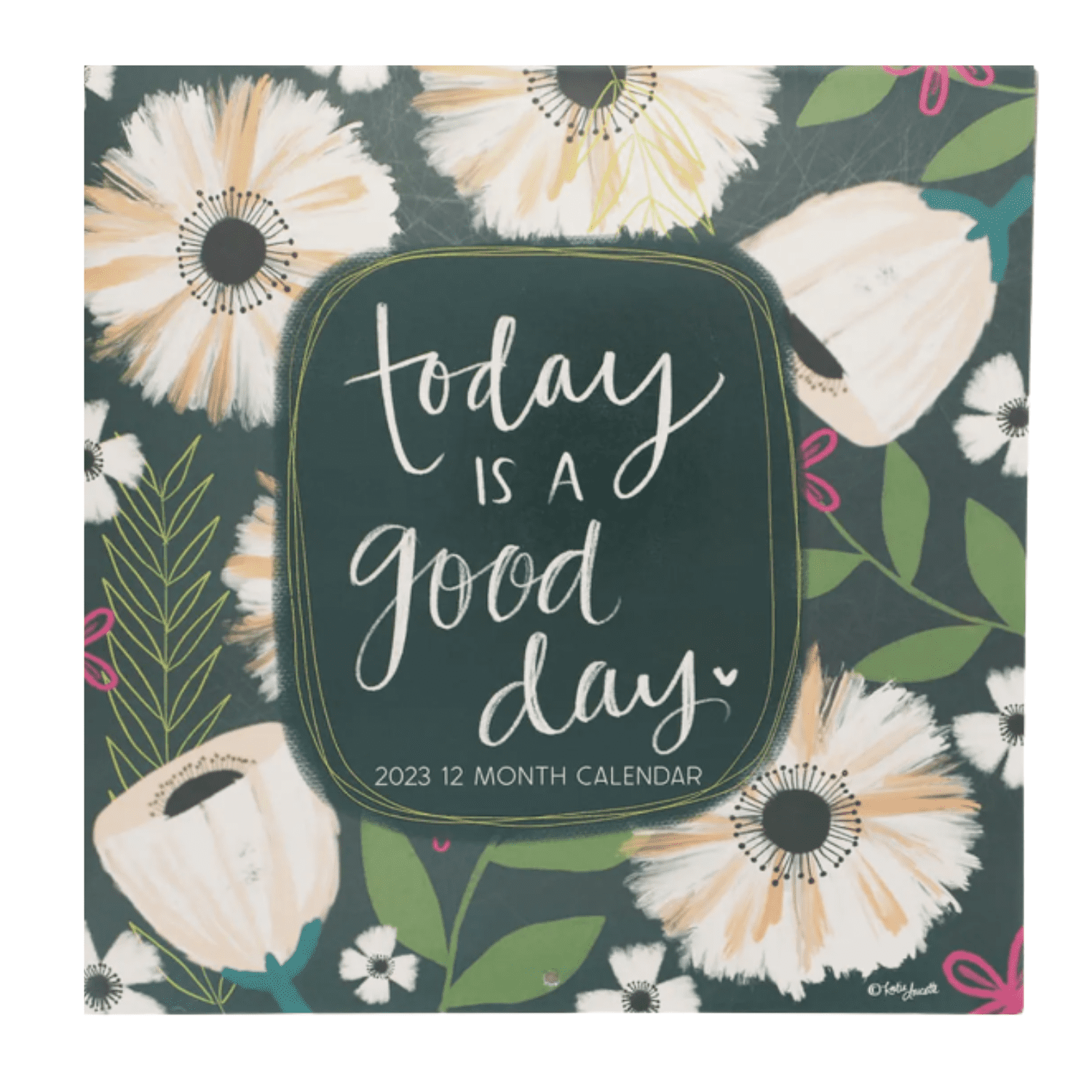 2023 Illustrated Wall Calendar Today is a Good Day- Premium Paper ...