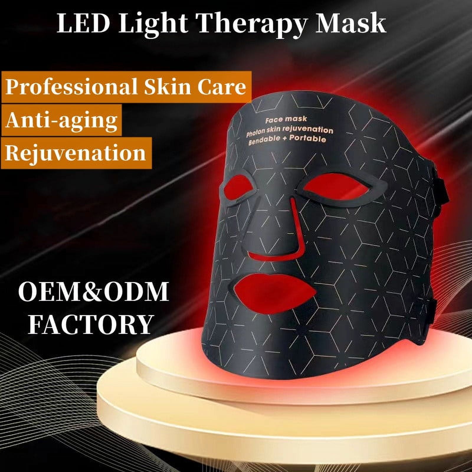 2023 Infrared Red Iight Therapy Face Mask Flexible Silicone Mask ...