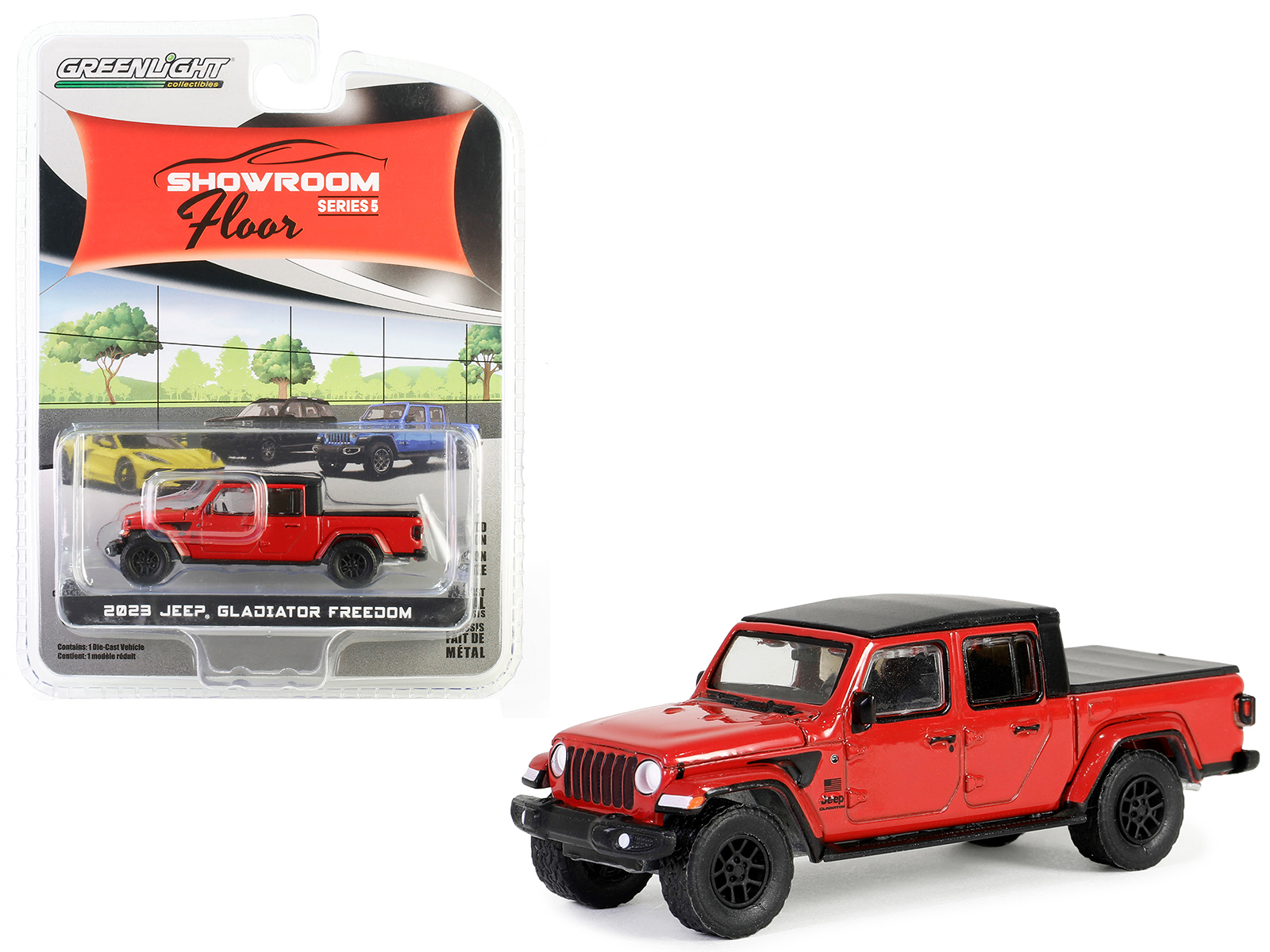2023 Jeep Gladiator Freedom Truck Firecracker Red with Black Top ...