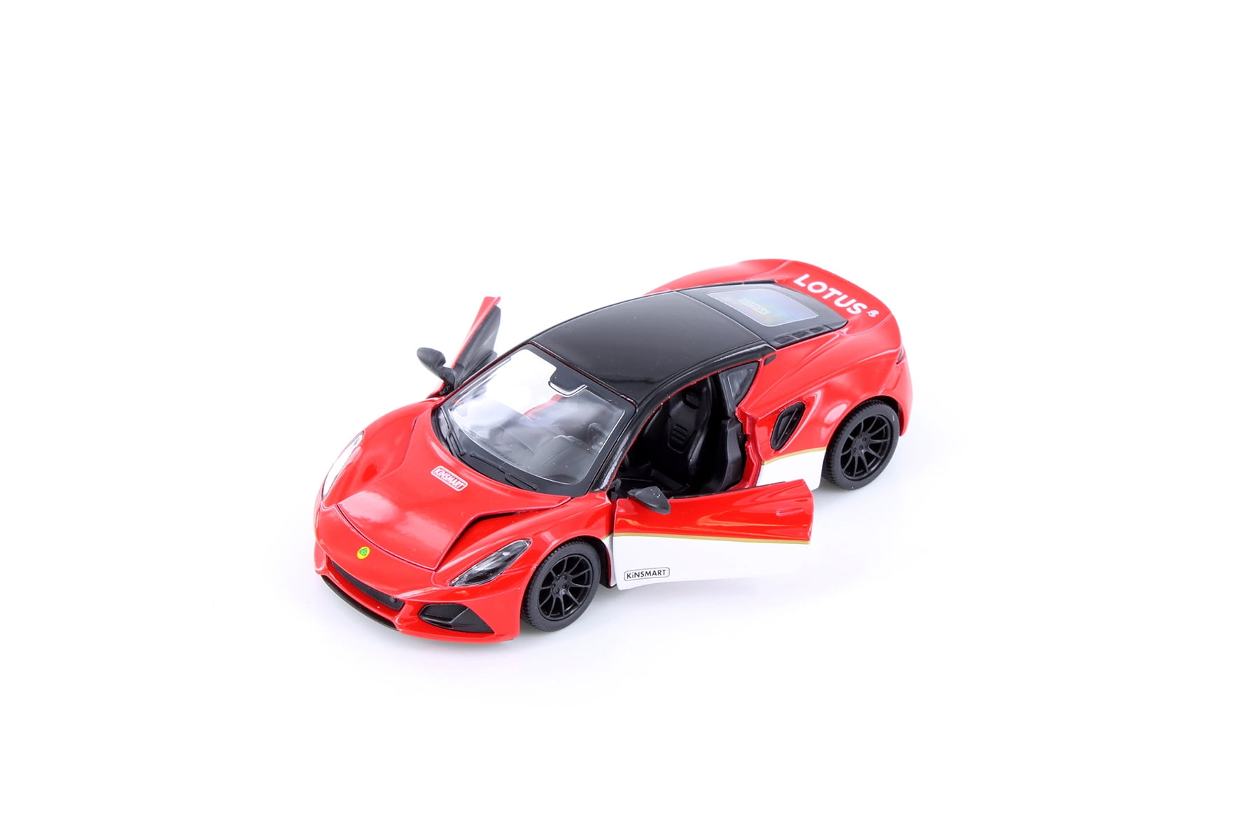2023 Lotus Emira Heritage Edition, Red - Kinsmart 5456D - 1/34 Scale ...