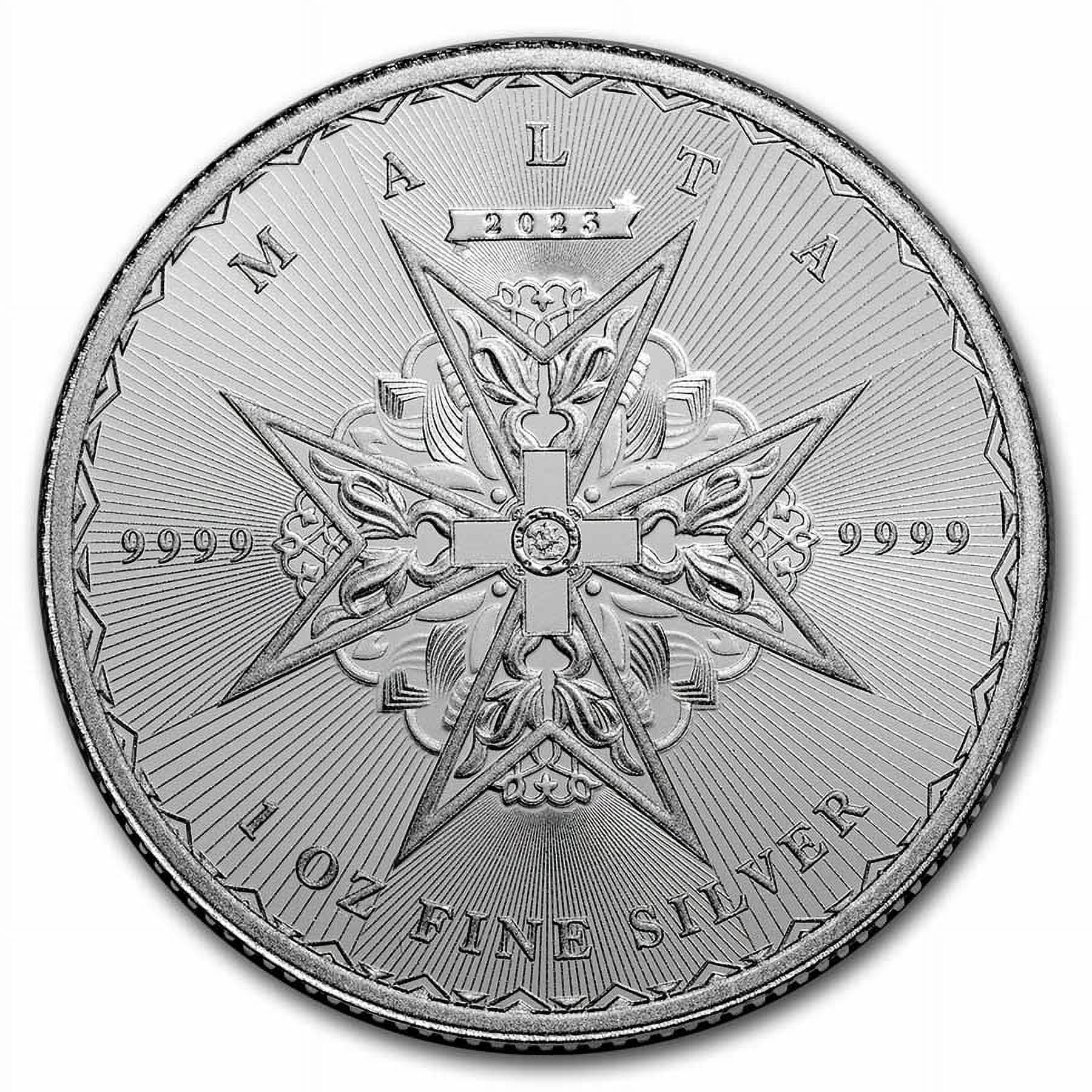 2023 Malta 1 oz Pure Silver Bullion Coin, €5 Maltese Cross BU - Walmart.com