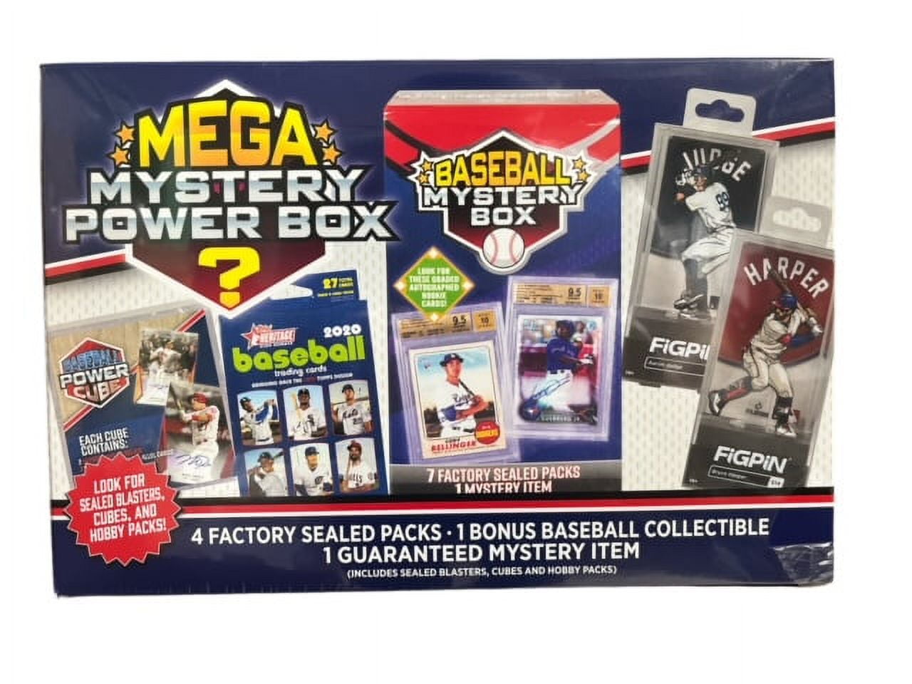 2023 Mega Mystery Power Box - Baseball Trading Cards Sports Pack ...
