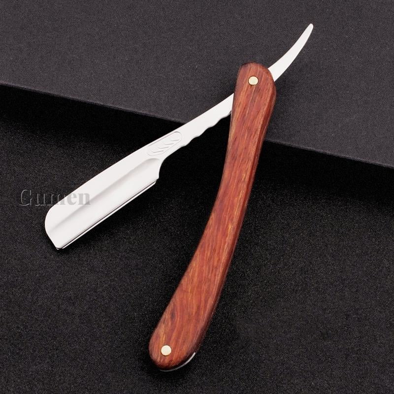 2023 Men Manual Sharp Folding Knife With Feather Blade Pro Shaving ...