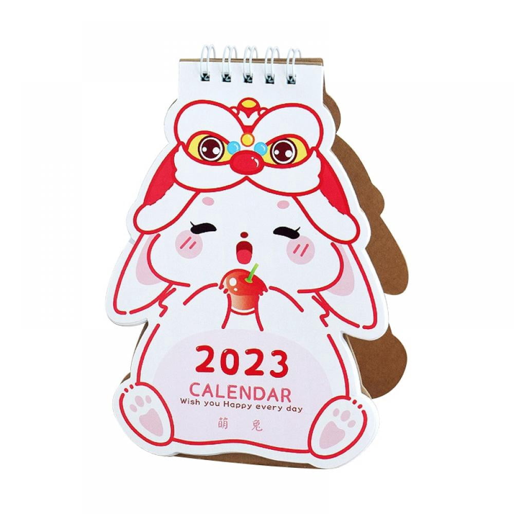 2023 Mini Desk Calendar Small Desktop Calendar Standing Flip Calendar ...