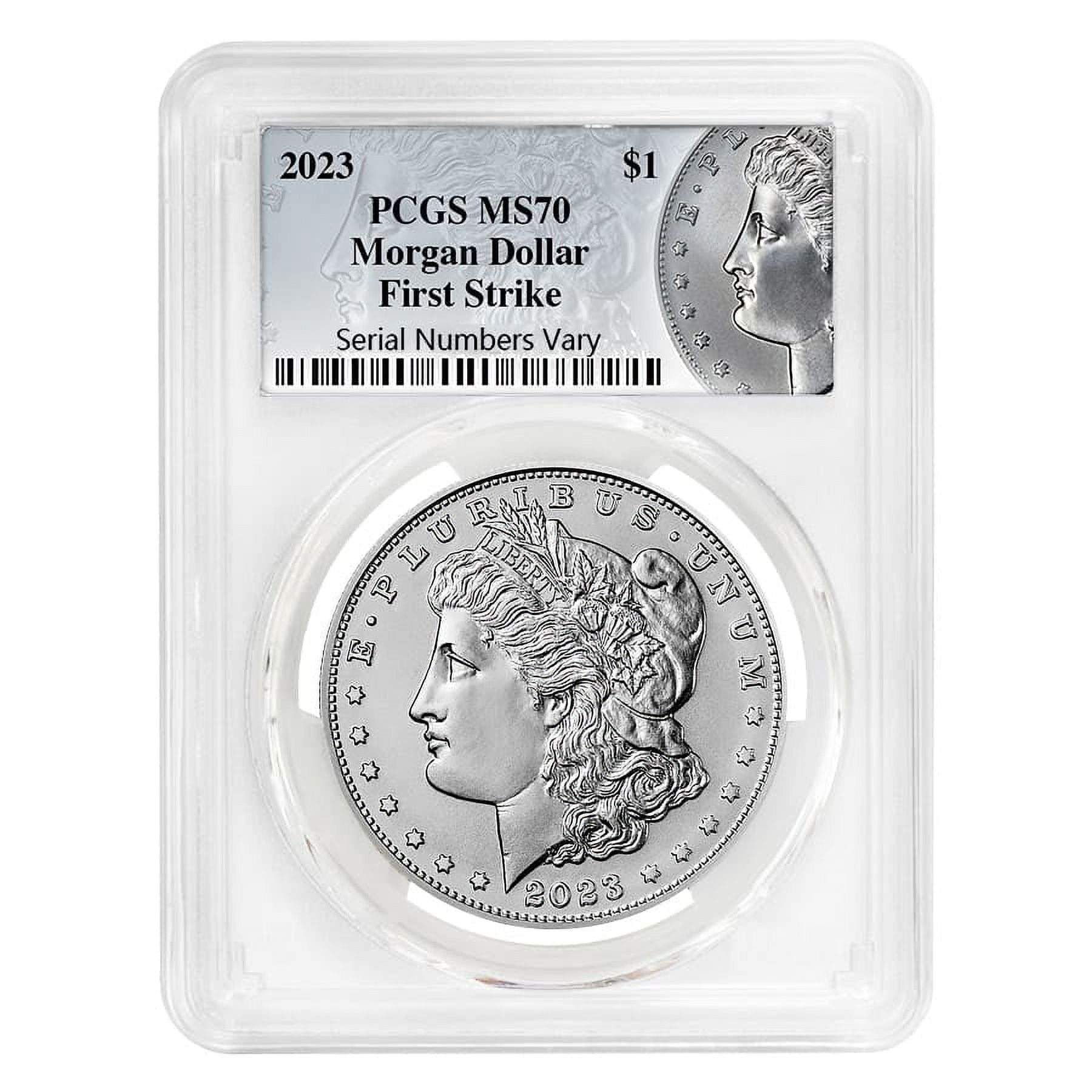 2023 Morgan Silver Dollar PCGS MS 70 FS (Morgan Label) - Walmart.com