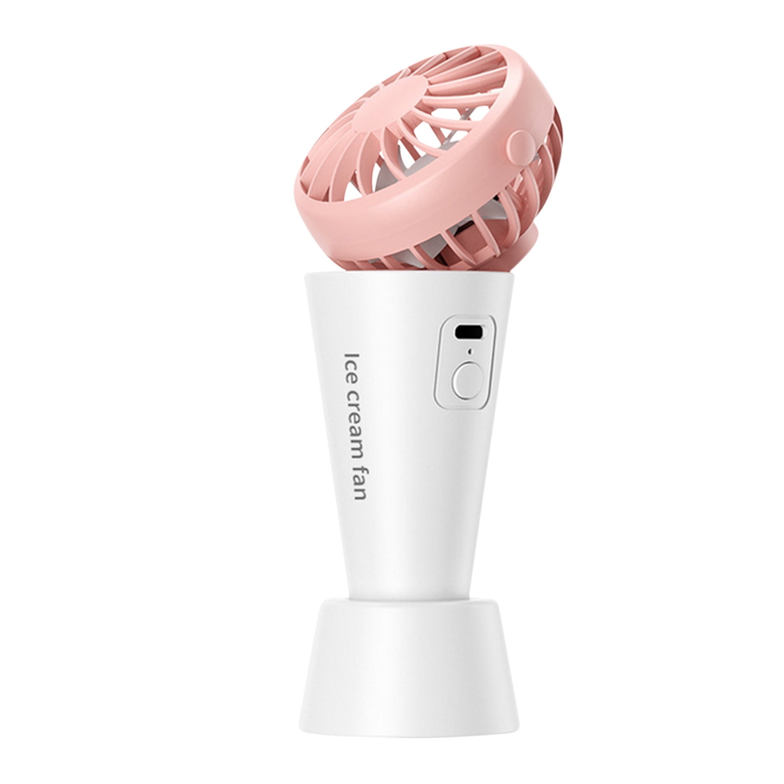 2023 New Ice Cream USB Charging Mini Portable Handheld Small Fan Mute ...