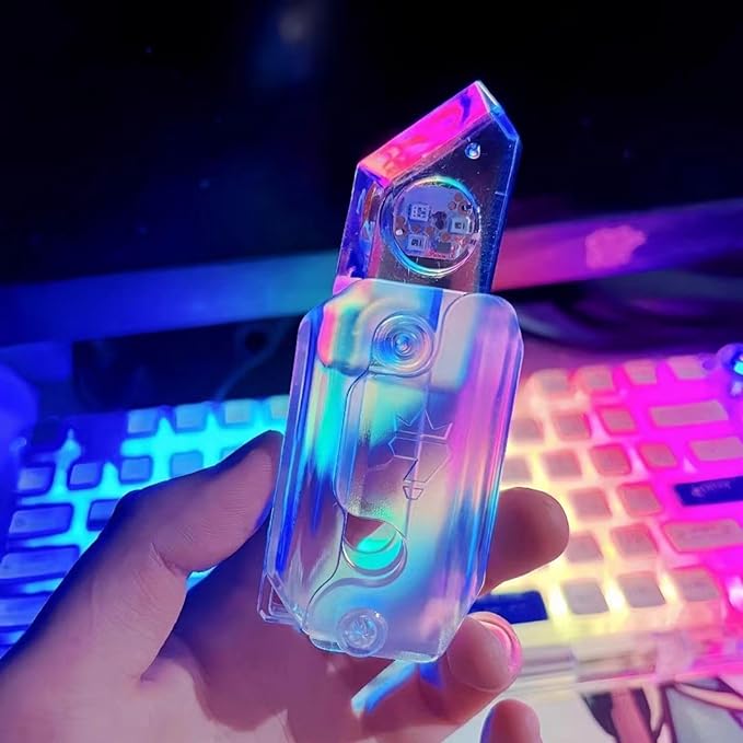 2023 New Multicolored Flash Toy Gravity Knife,Light Up Turnip Knife ...
