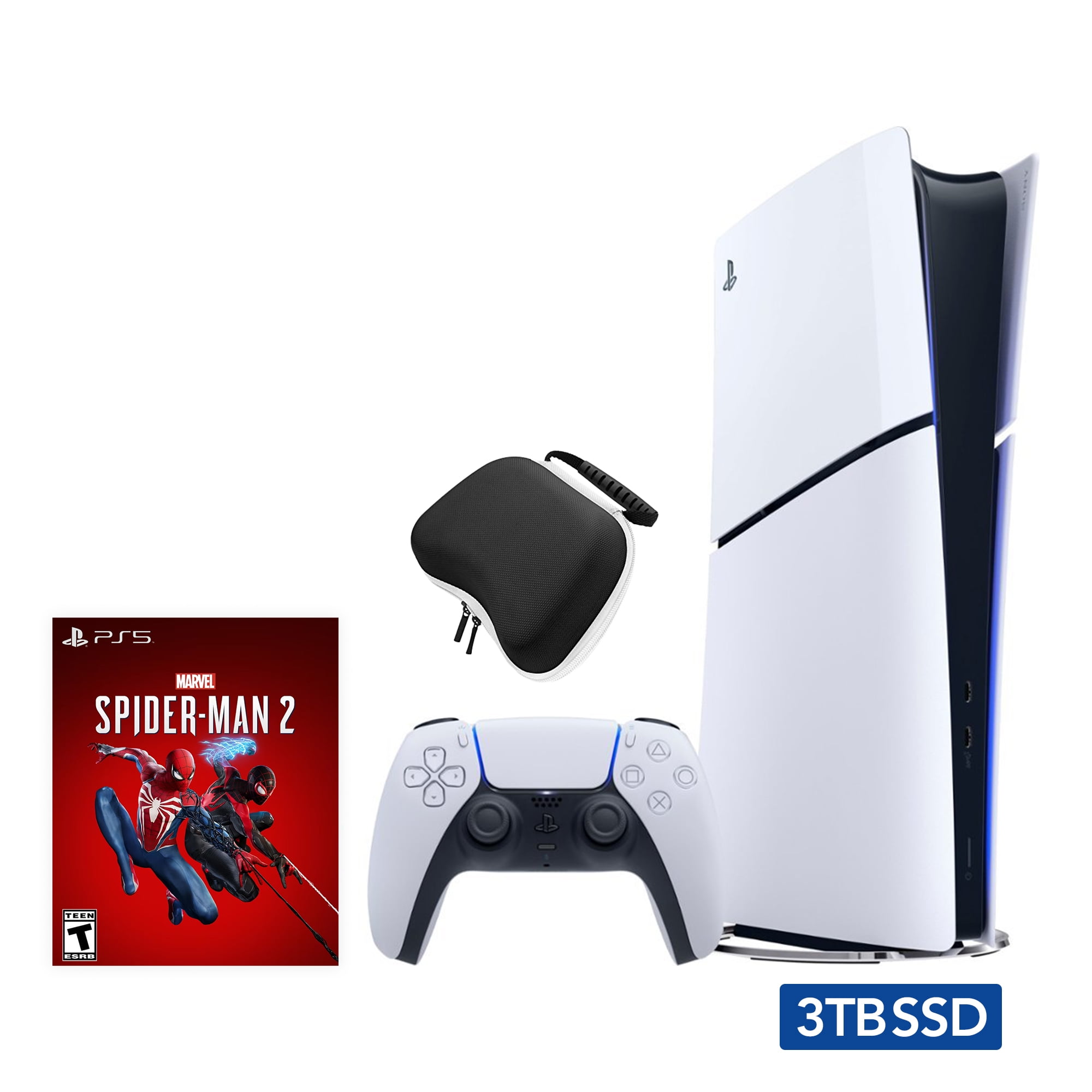 2023 New PlayStation 5 Slim Upgraded 3TB Digital Edition Spider-Man 2 ...