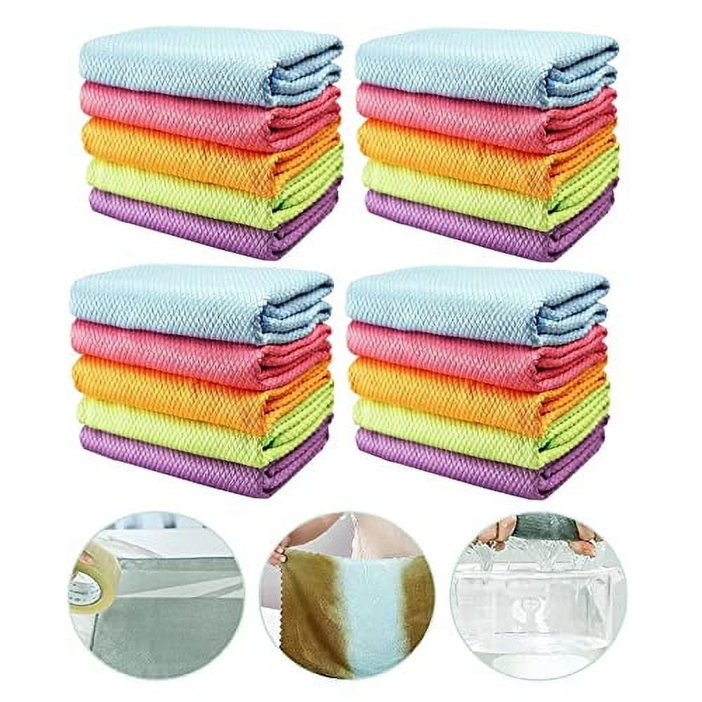 2023 New Shiny Wipes Cleaning Cloths, Fish Scale Streak Free Miracle ...