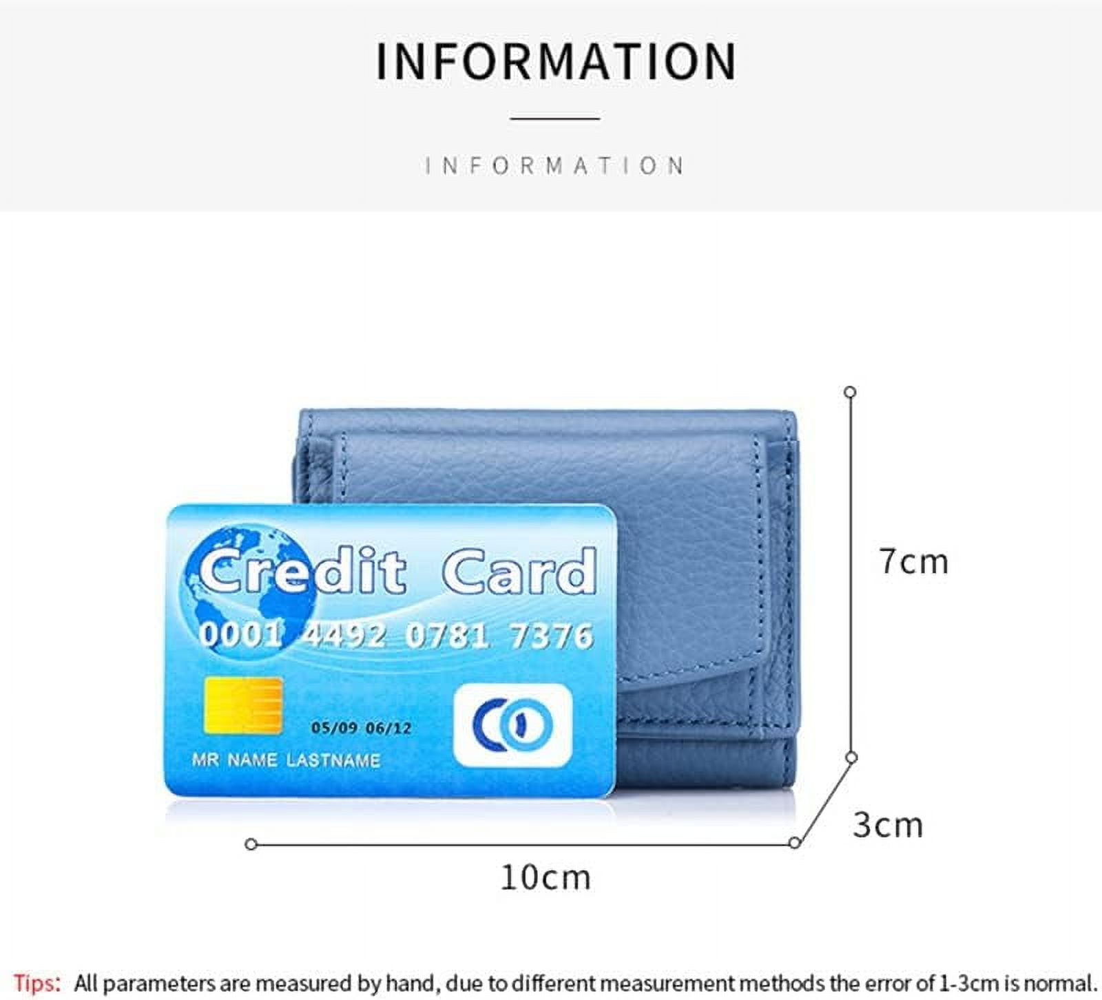 2023 New Unisex Anti-Credit Card Fraud Folding Mini Wallet, Solid Color Lea - Walmart.com