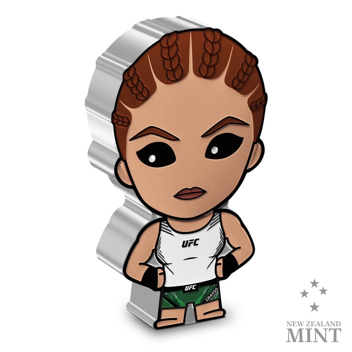 2023 New Zealand Mint UFC Alexa Grasso Shaped Chibi 1 oz Proof Silver ...