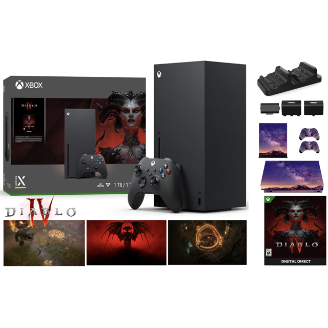 2023 Newest Microsoft Xbox Series X 1TB SSD Gaming Console, Diablo IV Holiday Bundle, 16GB GDDR6 ...