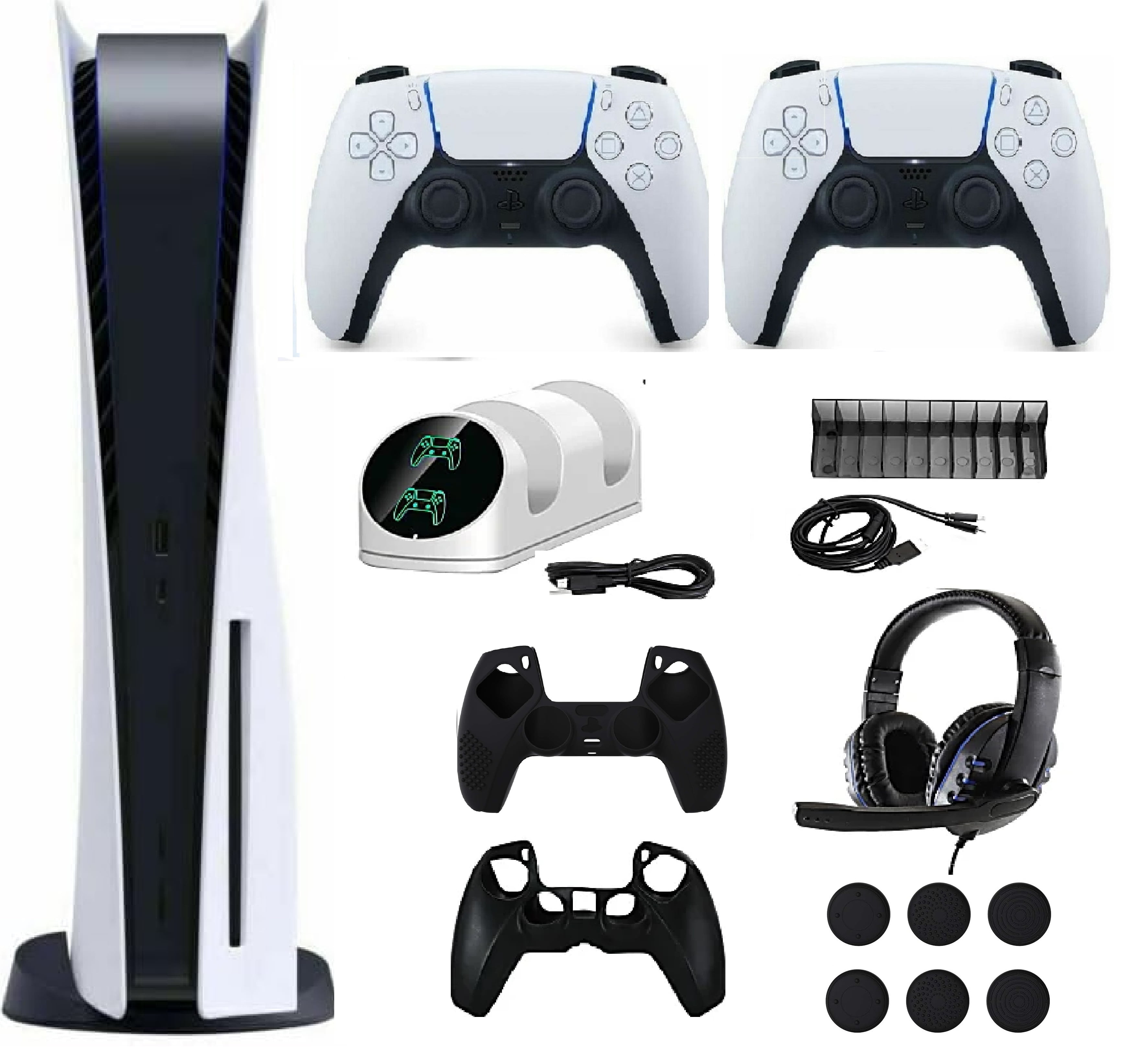 2023 Newest PlayStation_PS5 Gaming Console Disc Version Bundle with One ...