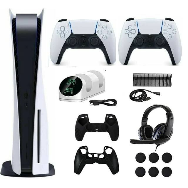 2023 Newest PlayStation_PS5 Gaming Console Disc Version Bundle with One ...
