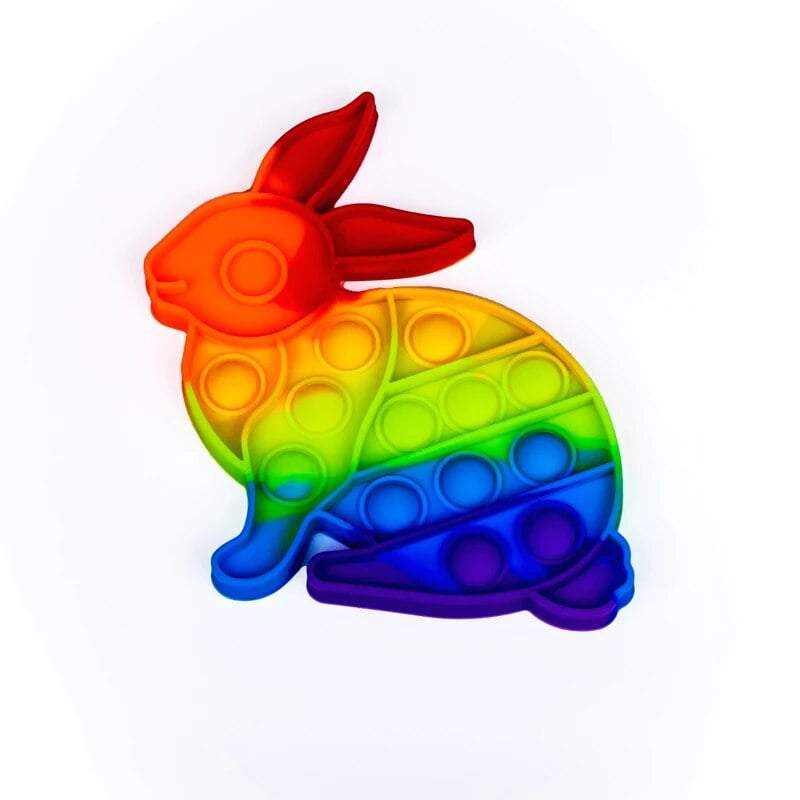 2023 Newest Silicone Rubber Anti Anxiety Stress Relief Push Pop Fidget ...