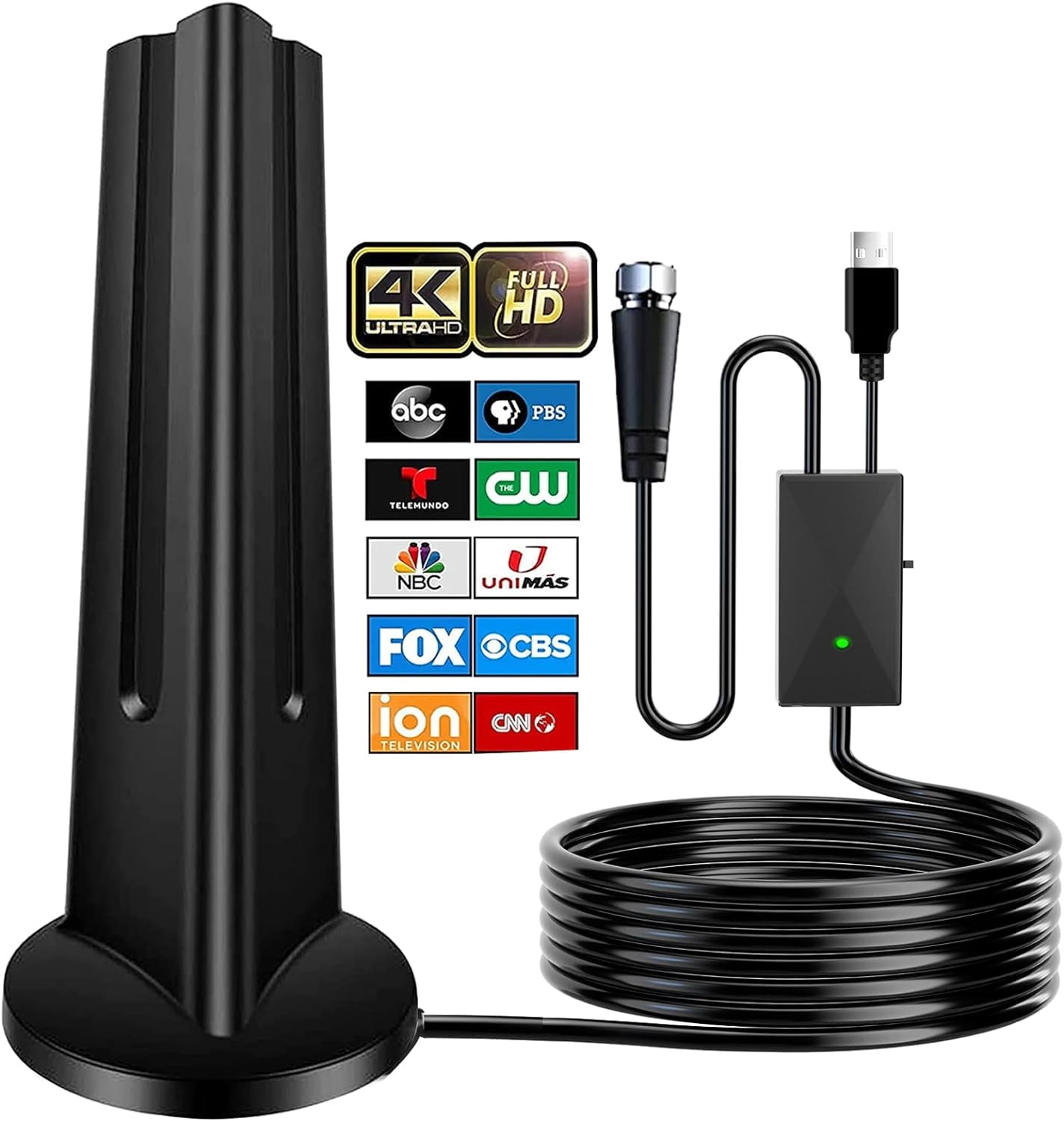 2023 Newest TV Antenna for Digital TV Indoor, 420+ Miles Range HDTV ...