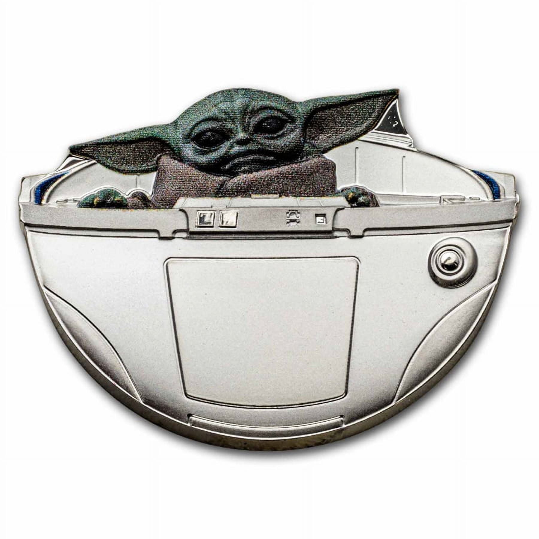 2023 Niue 1 oz Ag $2 Star Wars Mandalorian: Grogu Pod Shaped Coin ...