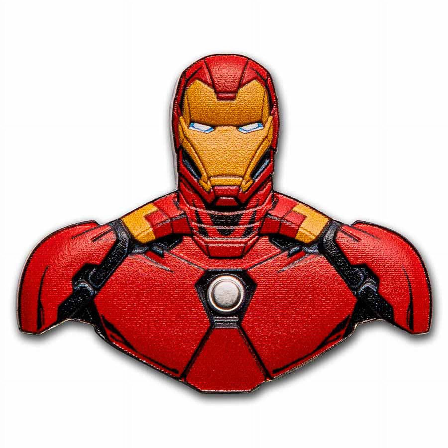 2023 Niue 1 oz Silver $2 Marvel: Iron Man Shaped Coin - Walmart.com