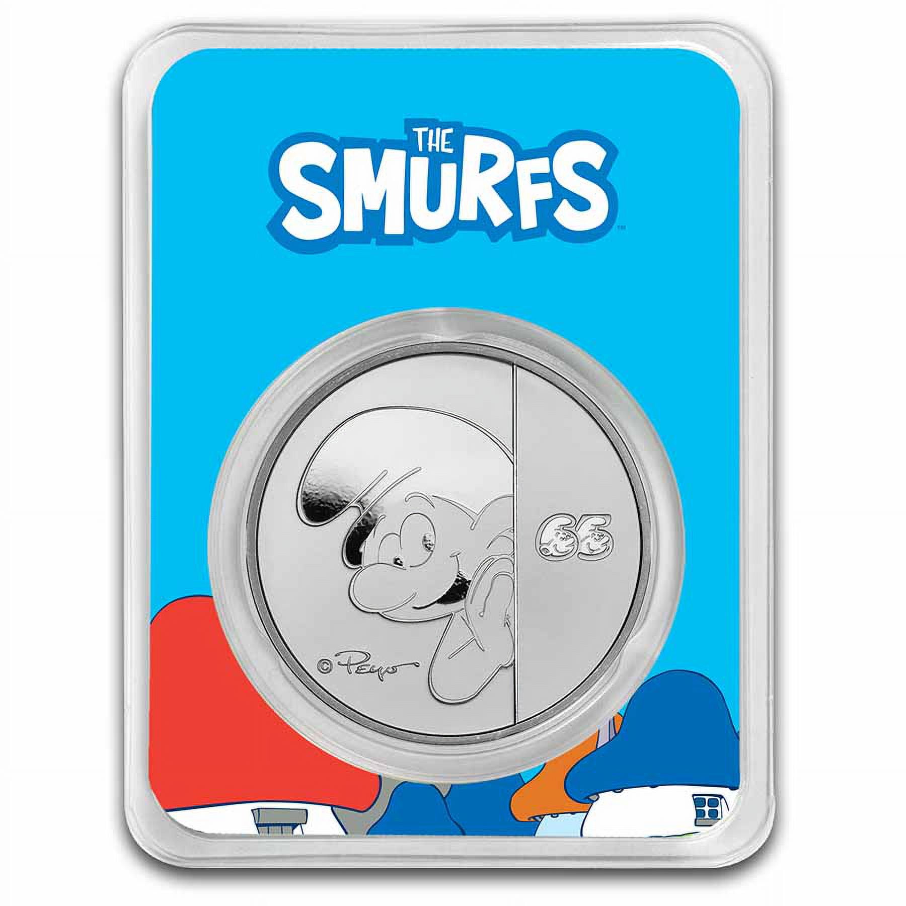2023 Niue 1 oz Silver $2 Smurfs 65th Anniversary in TEP - Walmart.com