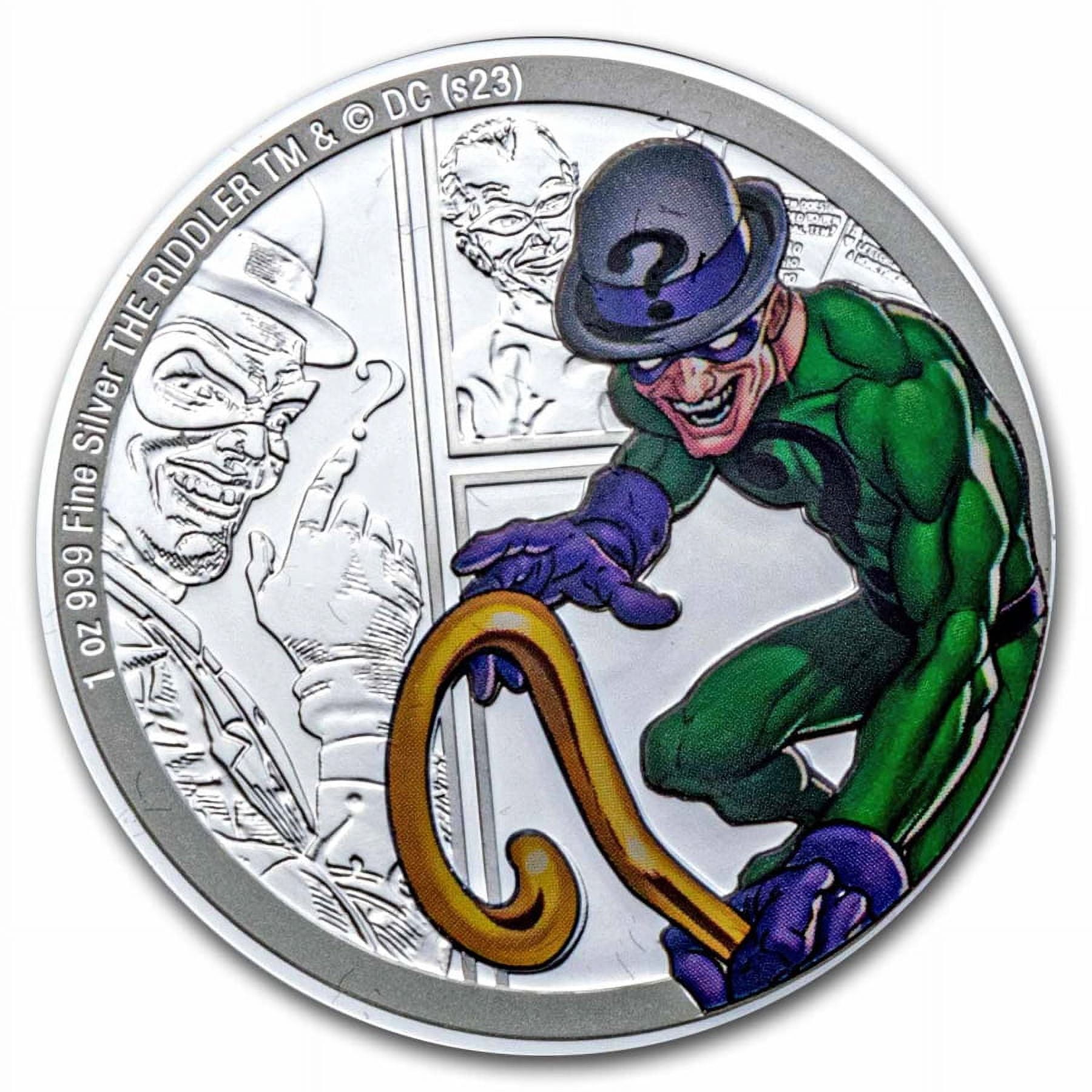 2023 Niue 1 oz Silver Coin $2 DC Villains: THE RIDDLER™ - Walmart.com