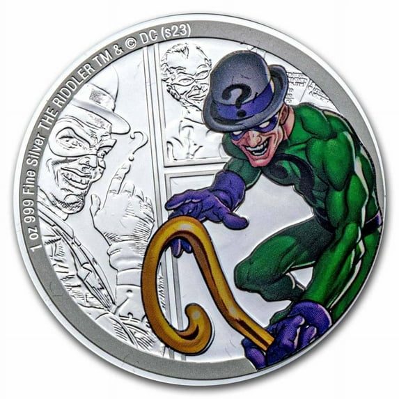 2023 Niue 1 oz Silver Coin $2 DC Villains: THE RIDDLER™ - Walmart.com