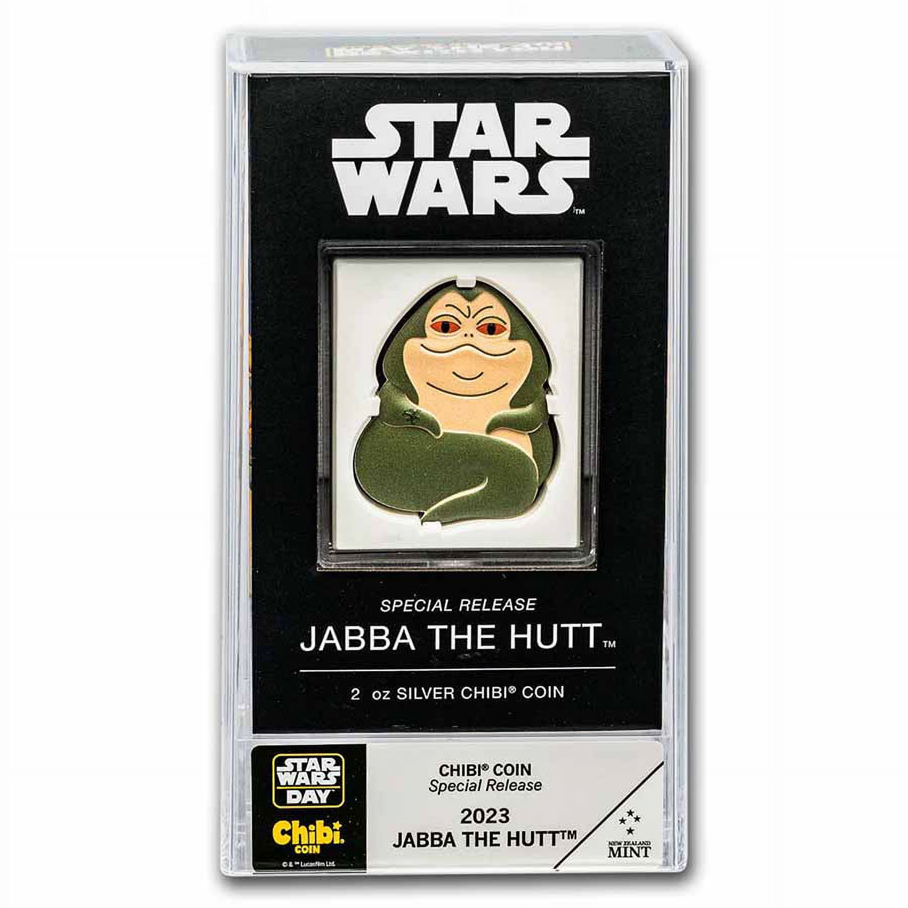 2023 Niue 2 oz Silver Chibi Collection: Star Wars: Jabba the Hutt ...