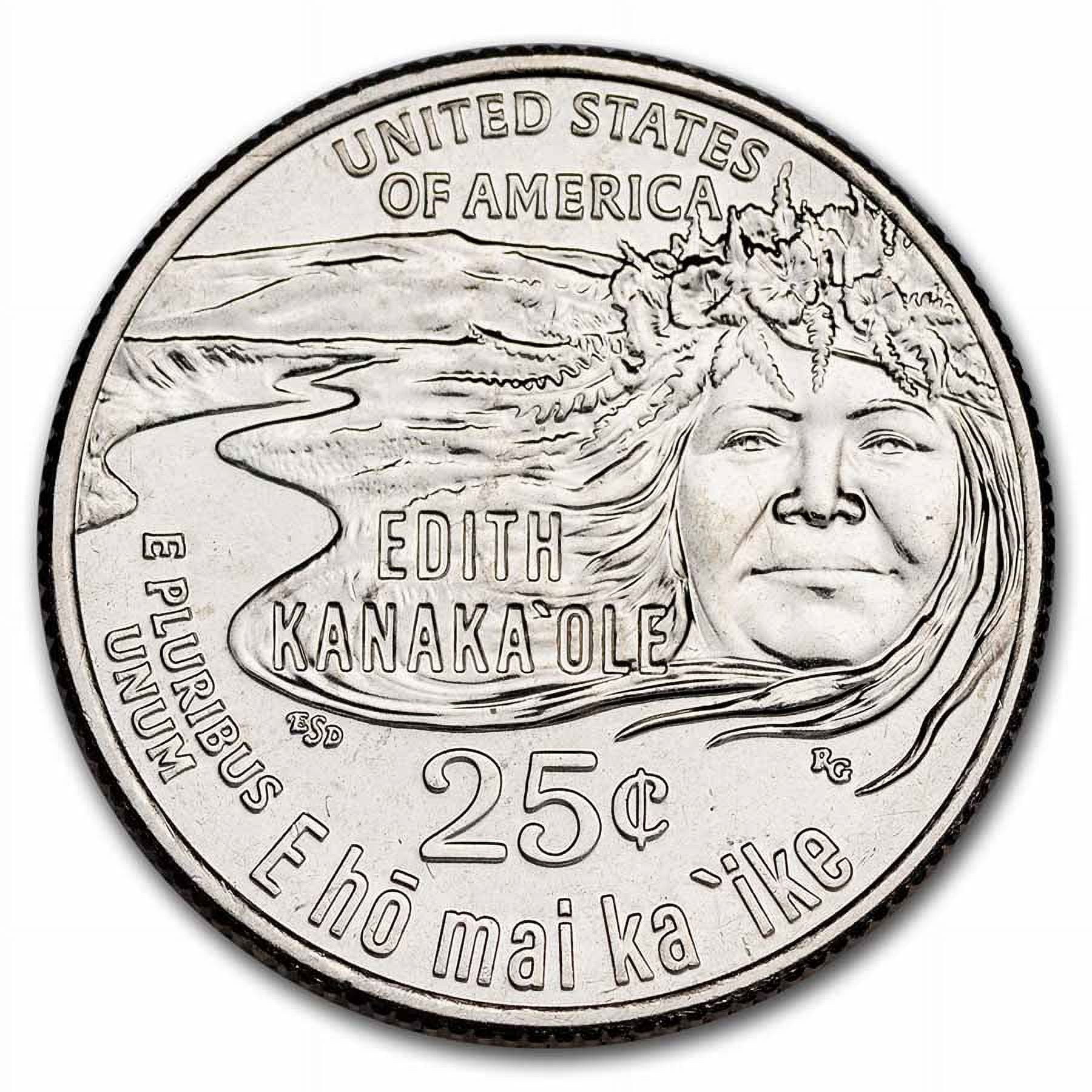 2023-D Edith Kanaka'ole American Women Quarter BU - Walmart.com