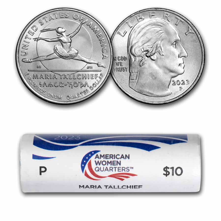2023-P Maria Tallchief American Women Qtr 40-Coin Roll - Walmart.com
