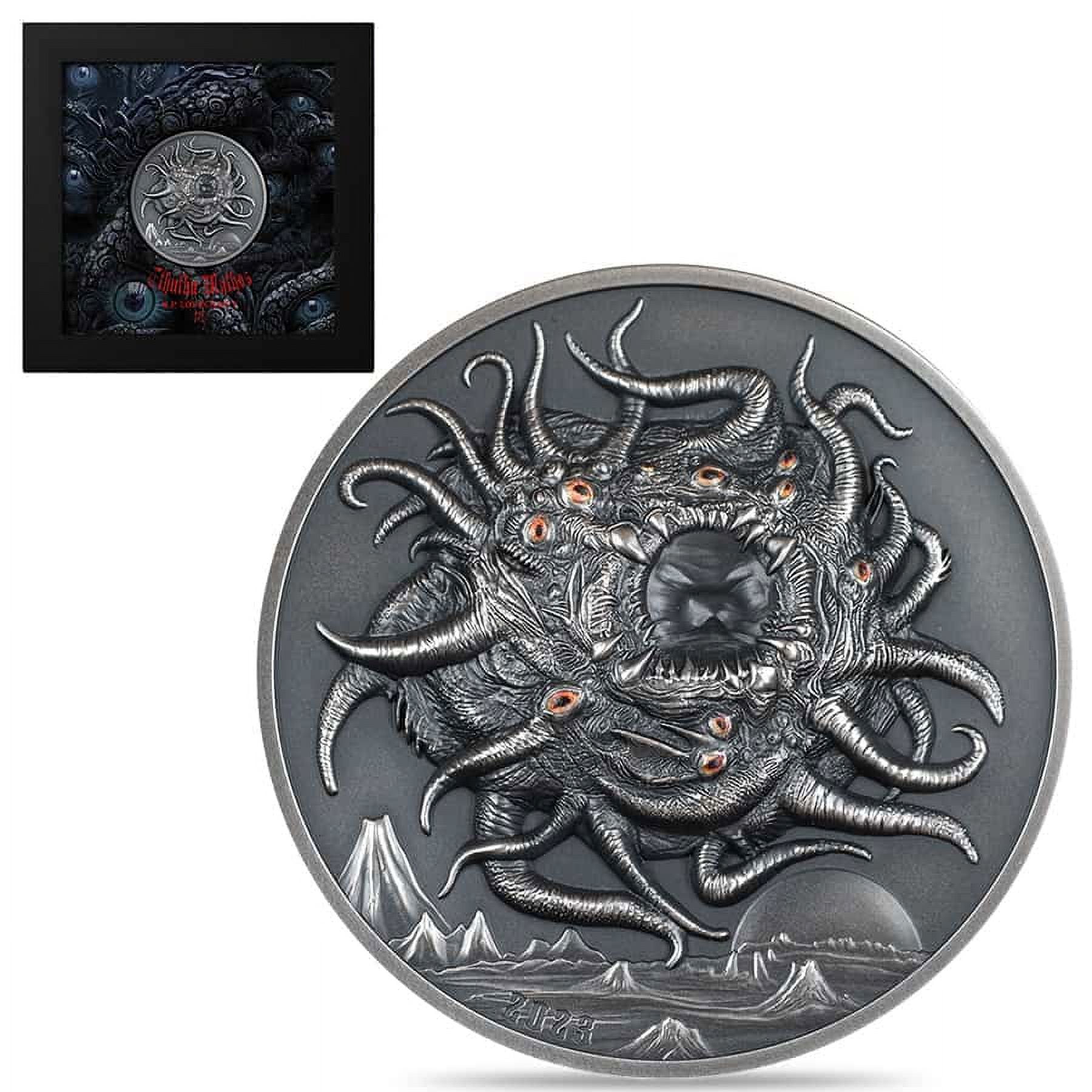 2023 Palau 3 oz Silver H. P. Lovecraft Azathoth Coin .9999 Fine ...