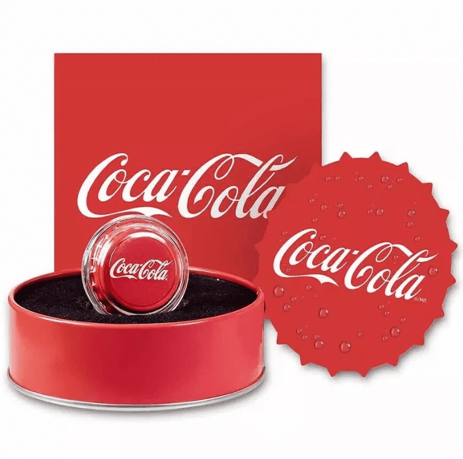 2023 Pamp Suisse Coca-Cola Bottle Cap Shaped 6 Gram Silver Coin - In ...