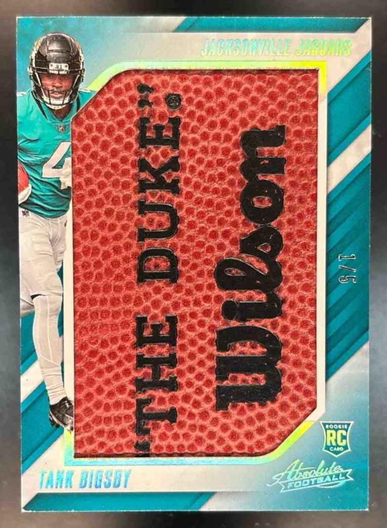 2023 Panini Absolute Tank Bigsby Jumbo Football 1/5 MEM RC Jacksonville ...