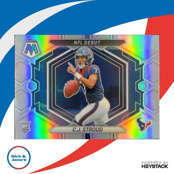 2023 Panini Mosaic C.J. Stroud Silver Holo #ND-3 RC NFL Debut Houston ...