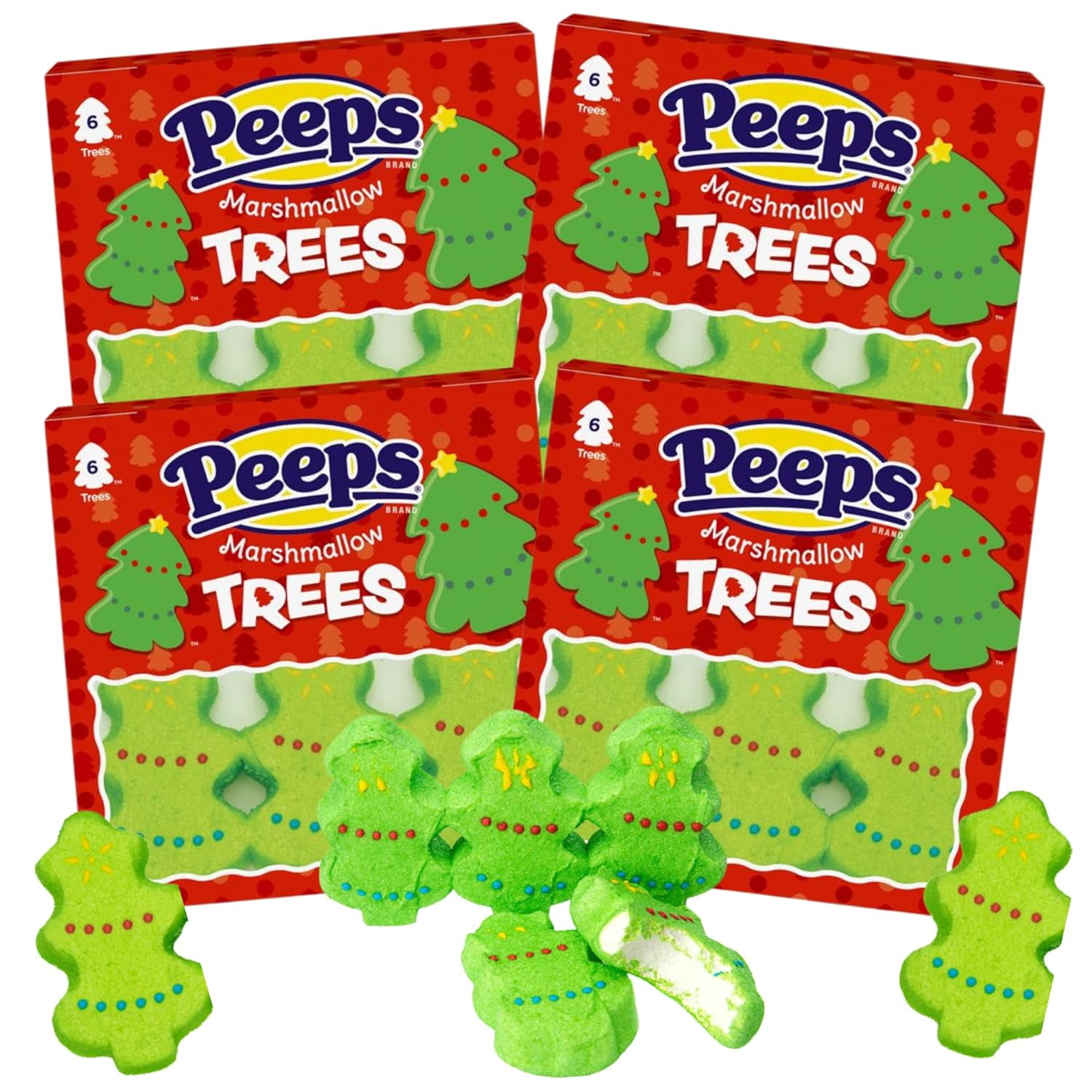 2023 Peeps Christmas Trees Marshmallow Candies, Holiday Themed Candy ...