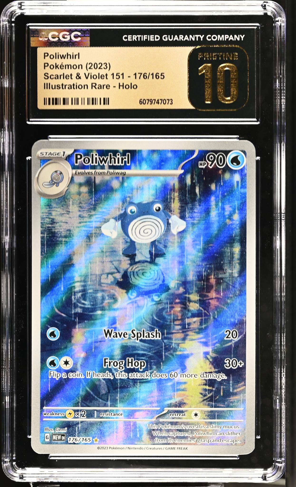 2023 Pokémon Scarlet & Violet 151 Illustration Rare Poliwhirl #176/165 ...