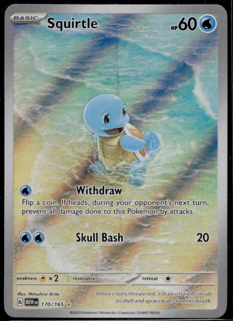 2023 Pokemon 2023 Squirtle 170/165 - Walmart.com
