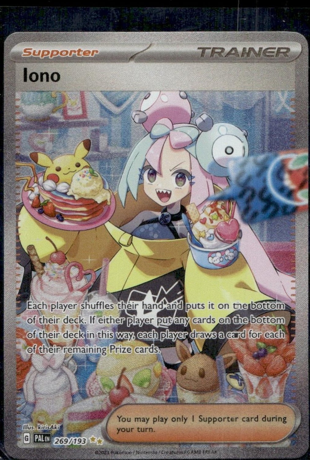 2023 Pokemon Paldea Evolved Paldea Evolved Iono 269/193 - Walmart.com