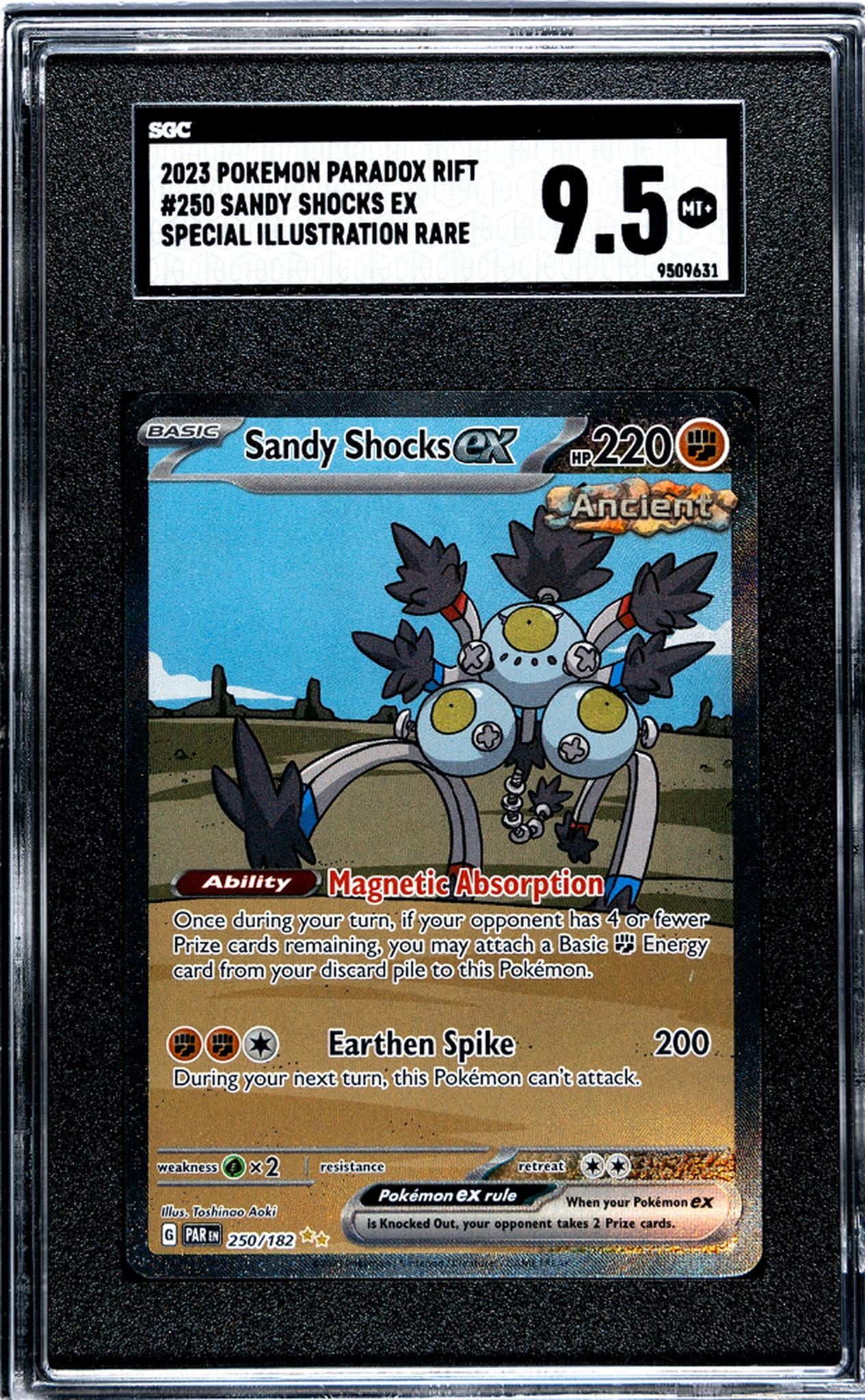 2023 Pokemon Paradox Rift #250 Sandy Shocks Ex Special Illustration ...