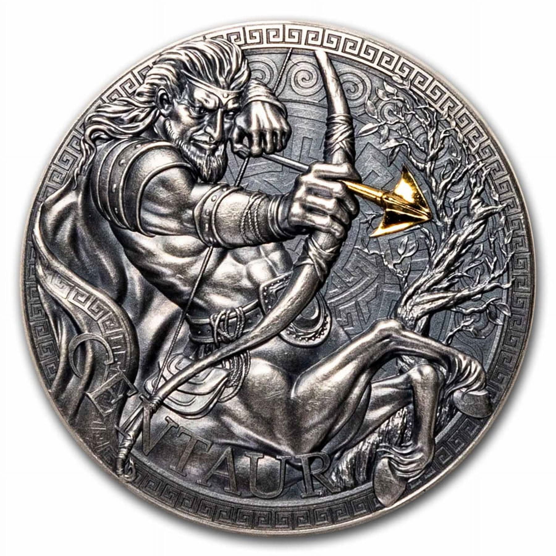 2023 Republic of Cameroon 1 oz Silver Greek Mythology; Centaur ...