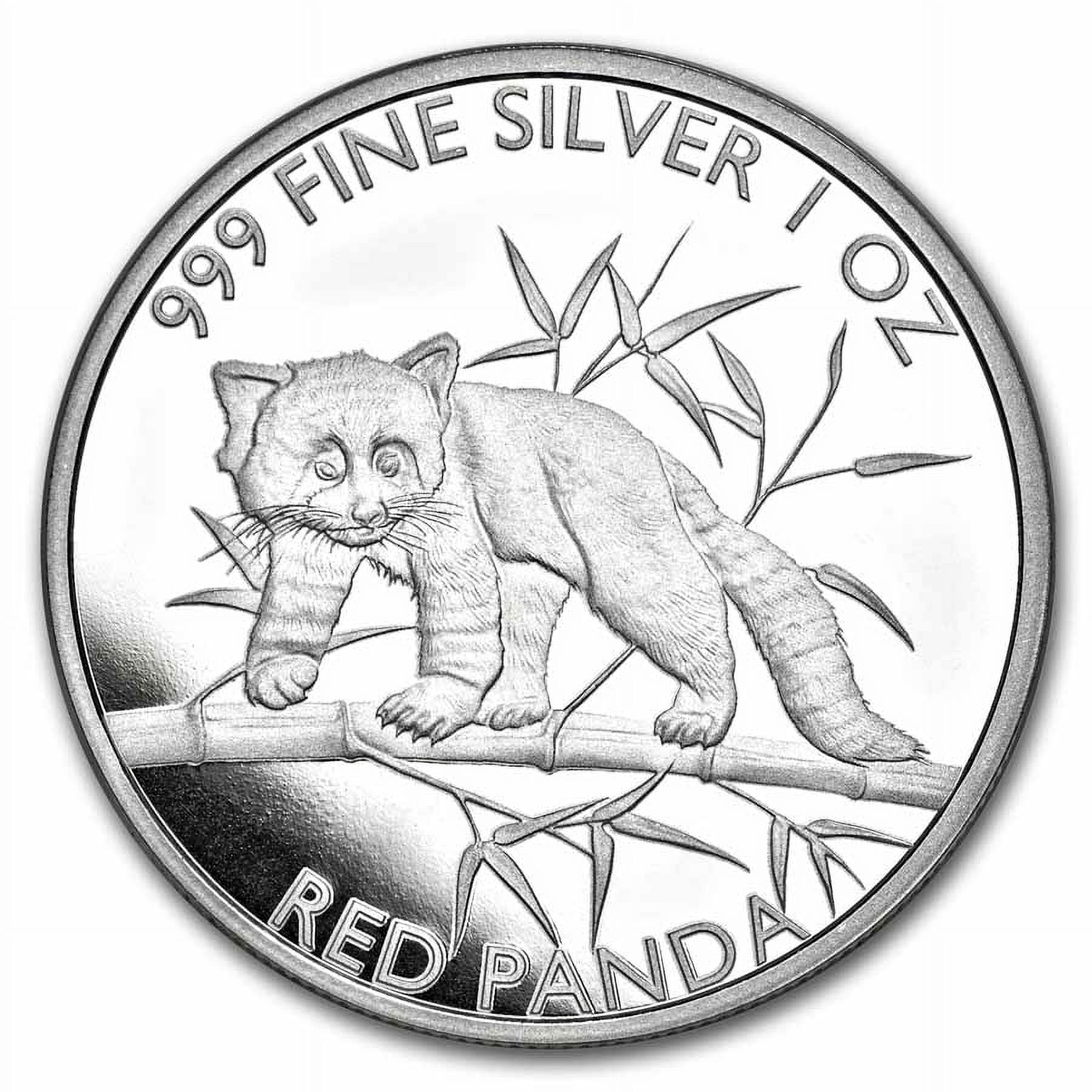 2023 Republic of Chad 1 oz Silver Red Panda BU - Walmart.com