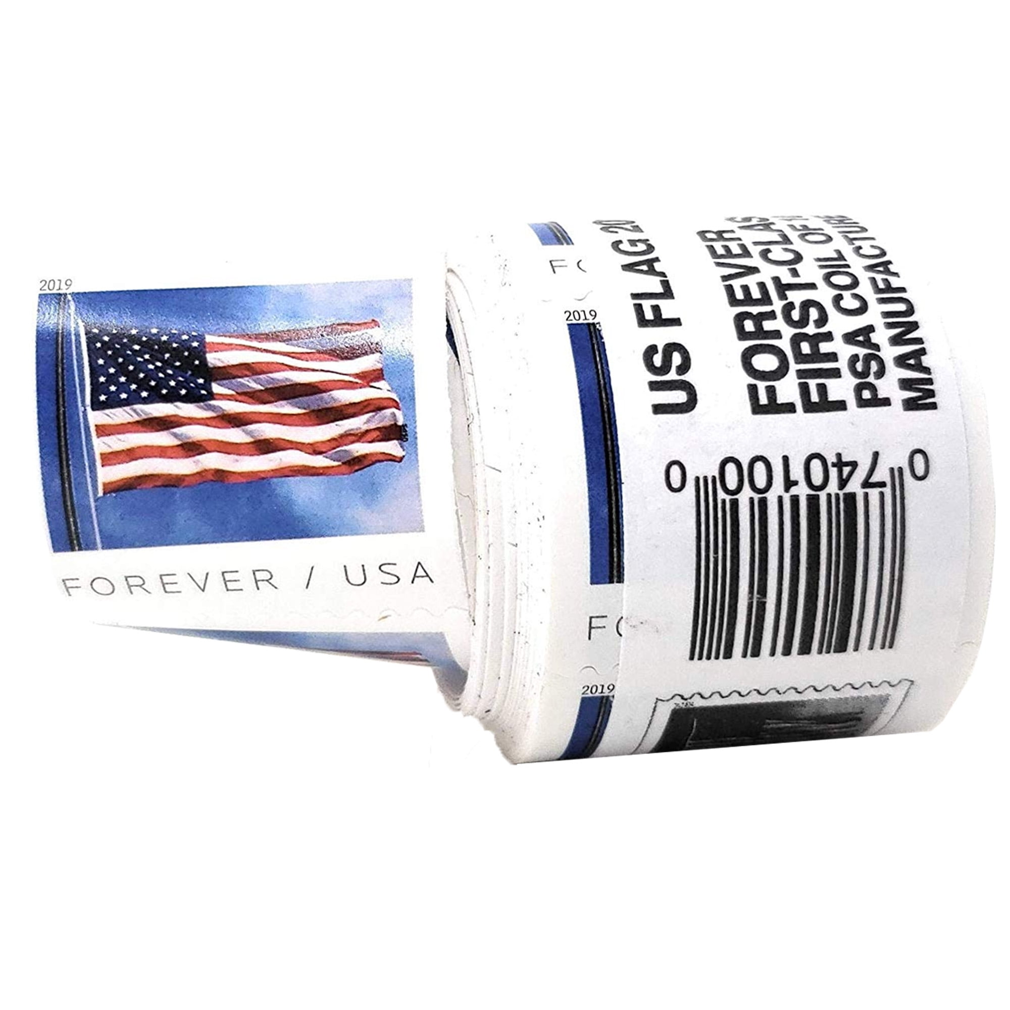 2023 USPS First-Class Forever Postage Stamps Roll of 100 - US Flag ...