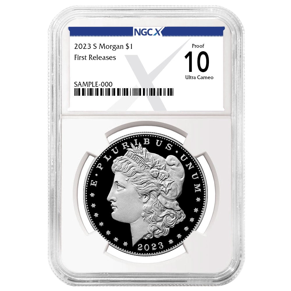 2023-S Proof $1 Morgan Silver Dollar NGCX PF10UC FR X Label - Walmart.com