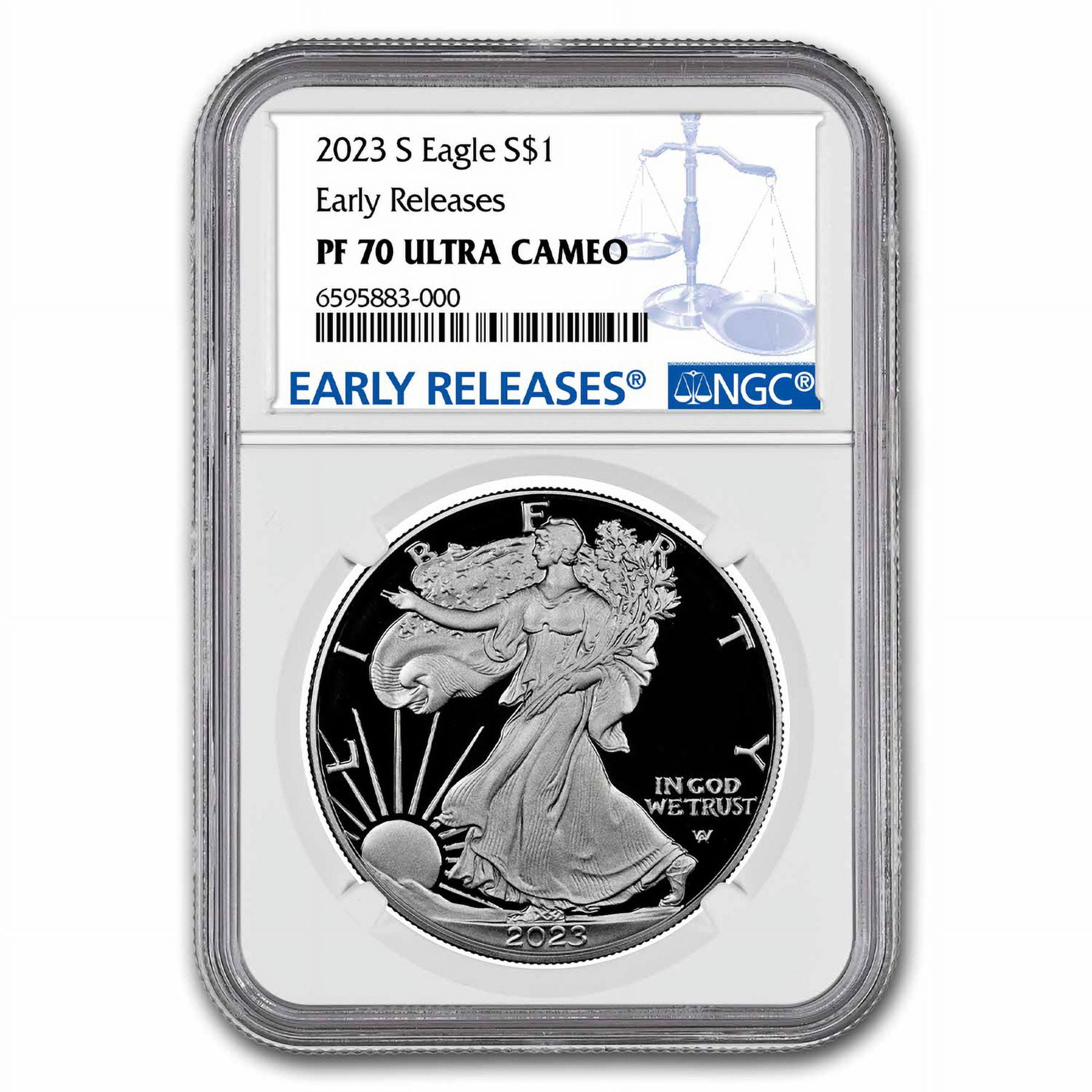 U.S. Mint 2023-S Proof Silver American Eagle, 1 oz .999 Fine Silver PF ...